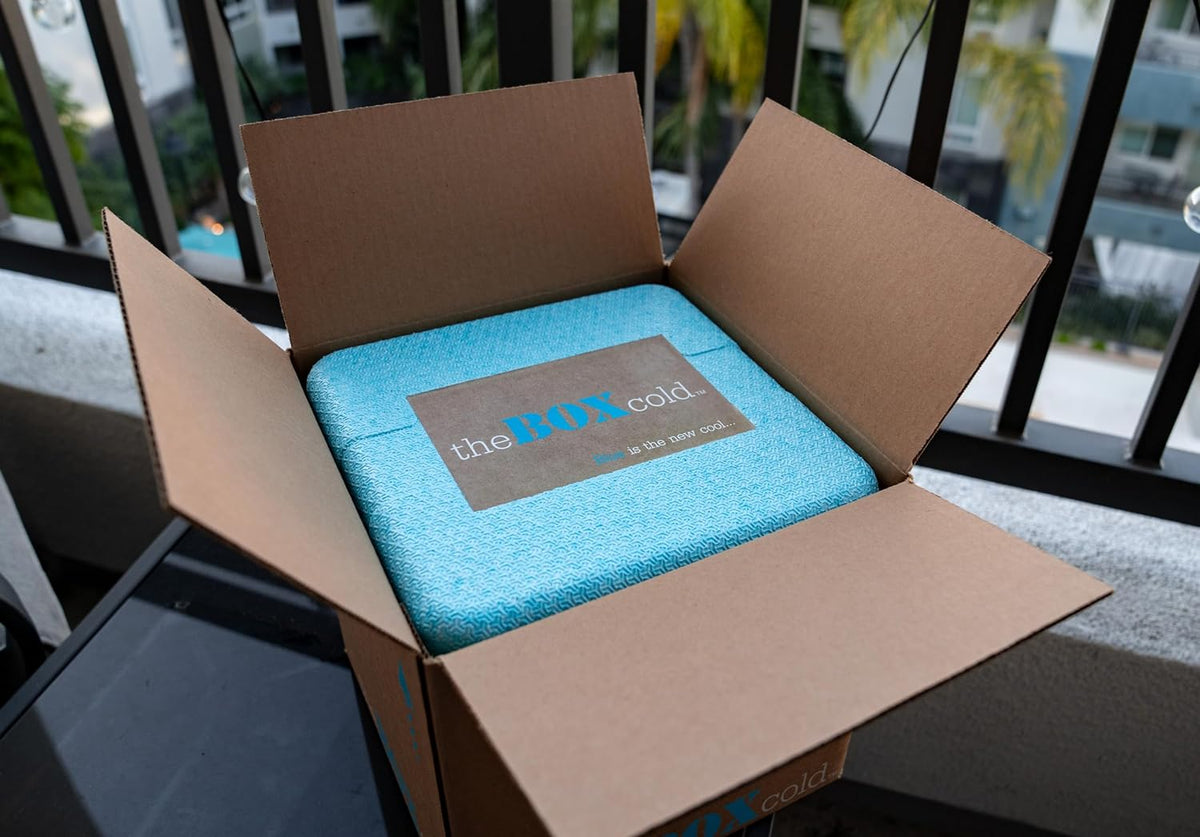 Insulated Cold Shipping Box w/Foam Cooler Reusable Recyclable, theBOXc ...