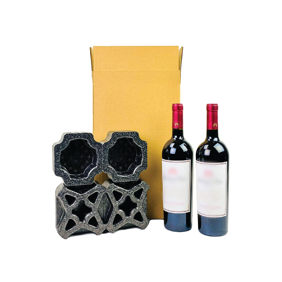 Universal Wine Shipping Box (2 Bottle Pack) – EPE USA